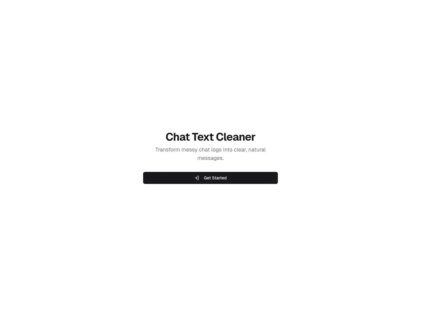 Chat Text Cleaner