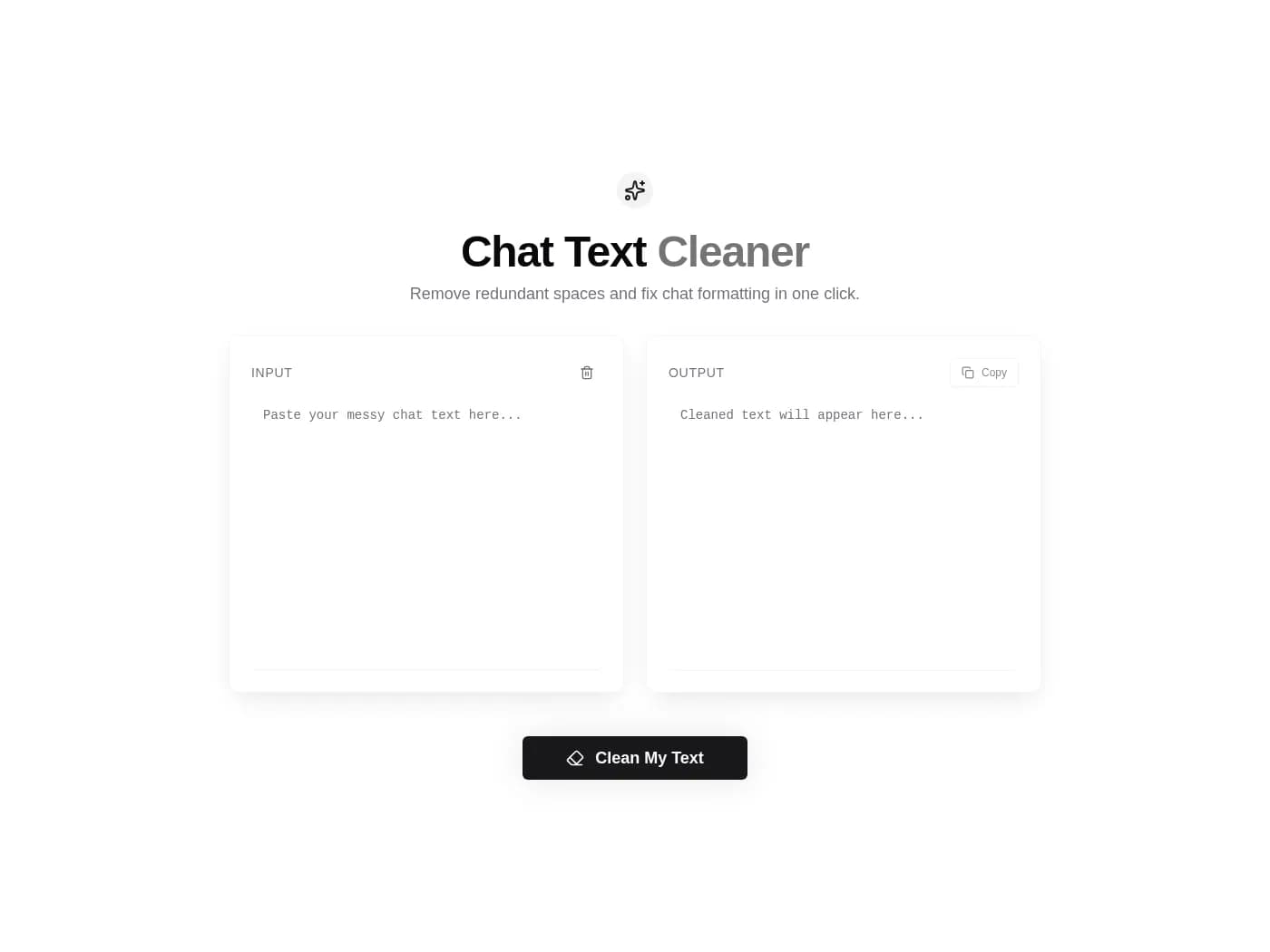 Chat Text Cleaner