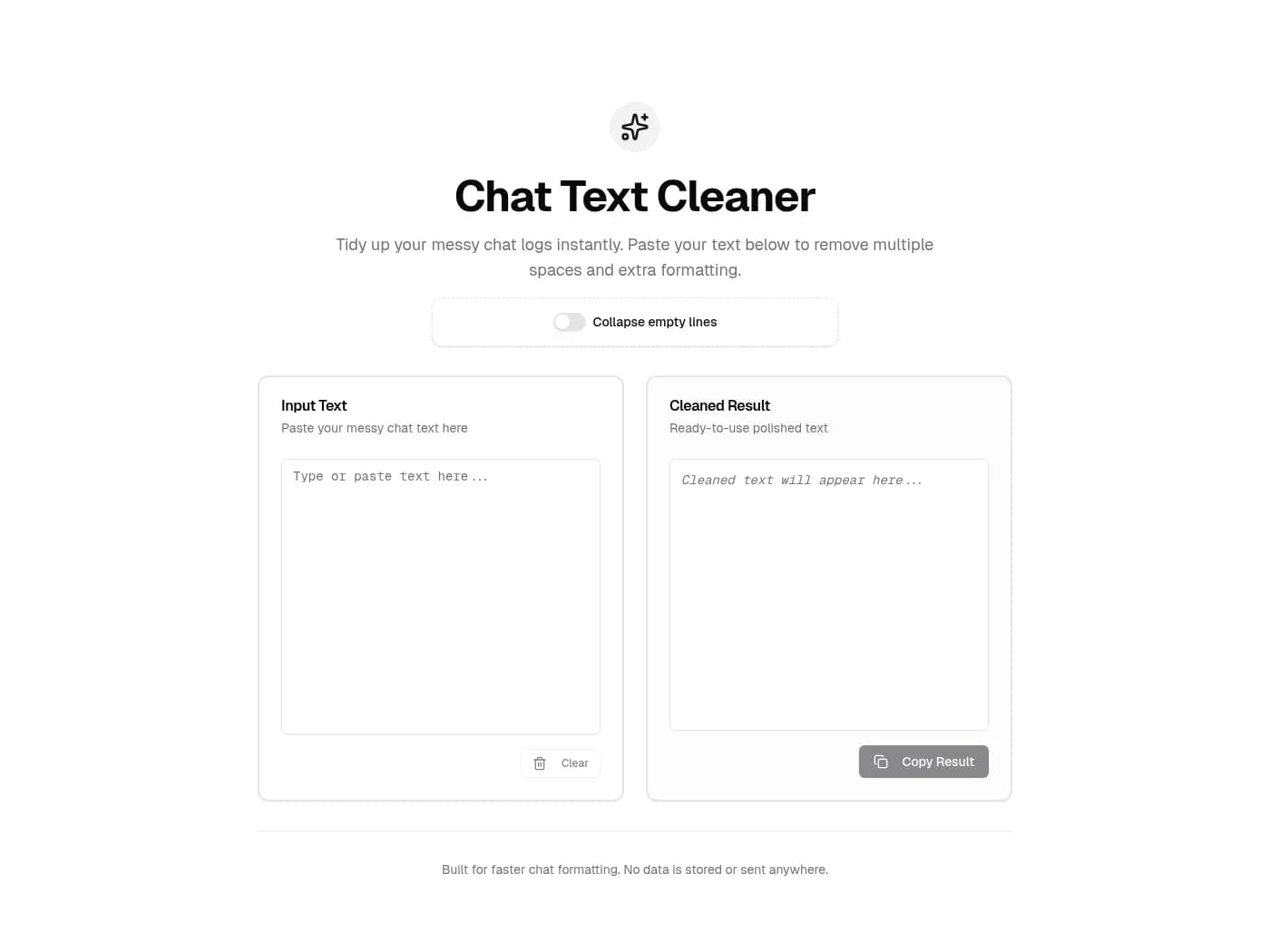 Chat Text Cleaner