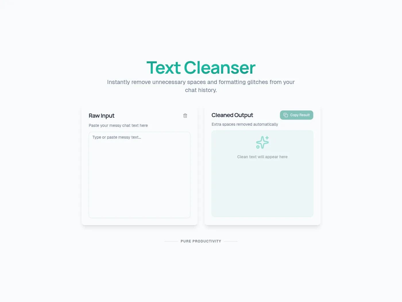 Chat Text Cleanser