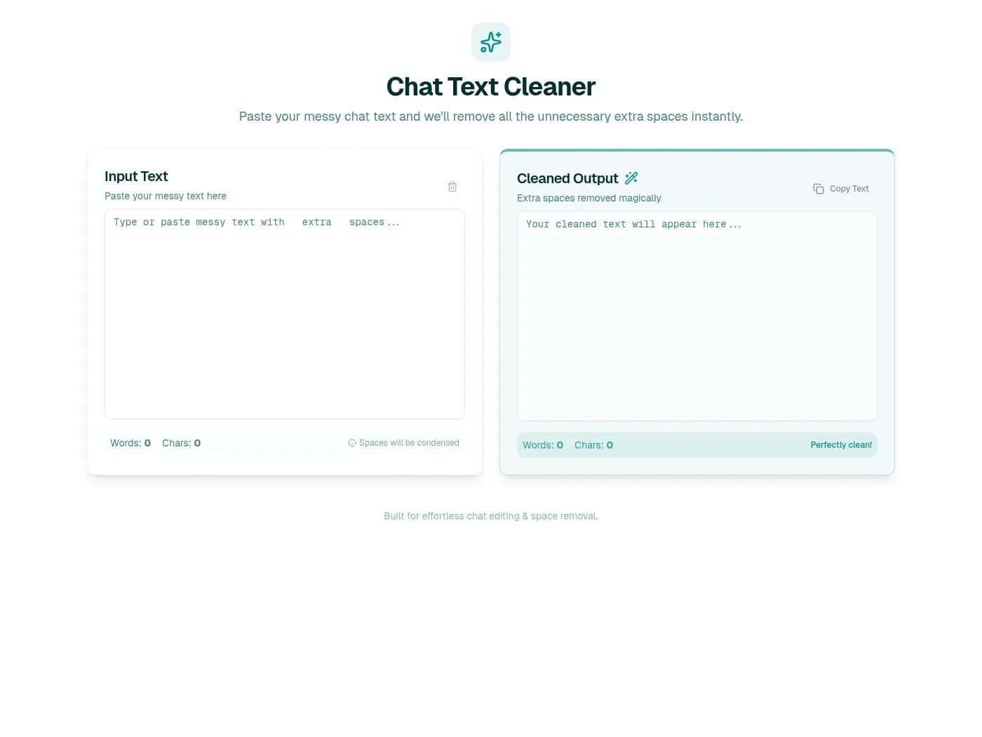 Chat Text Cleaner