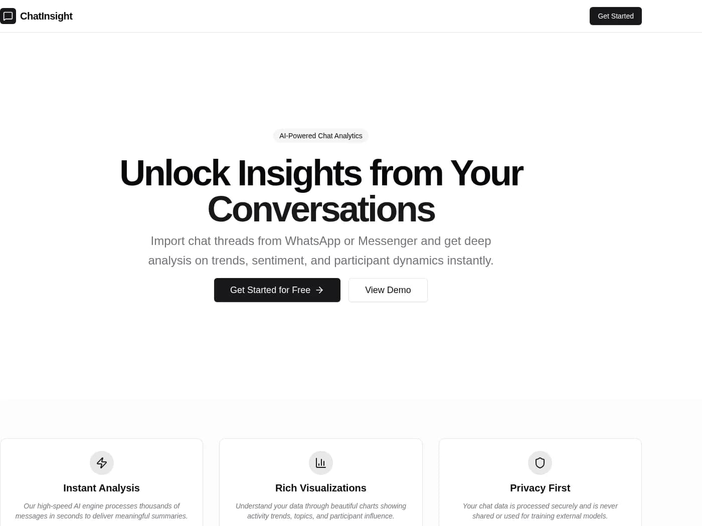 ChatInsight Analyzer