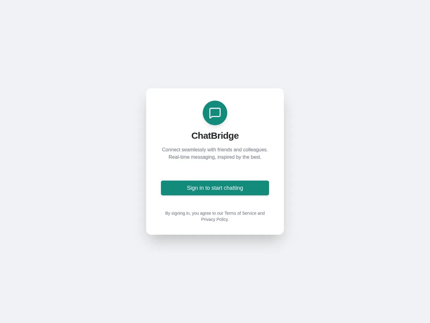 ChatBridge Messenger