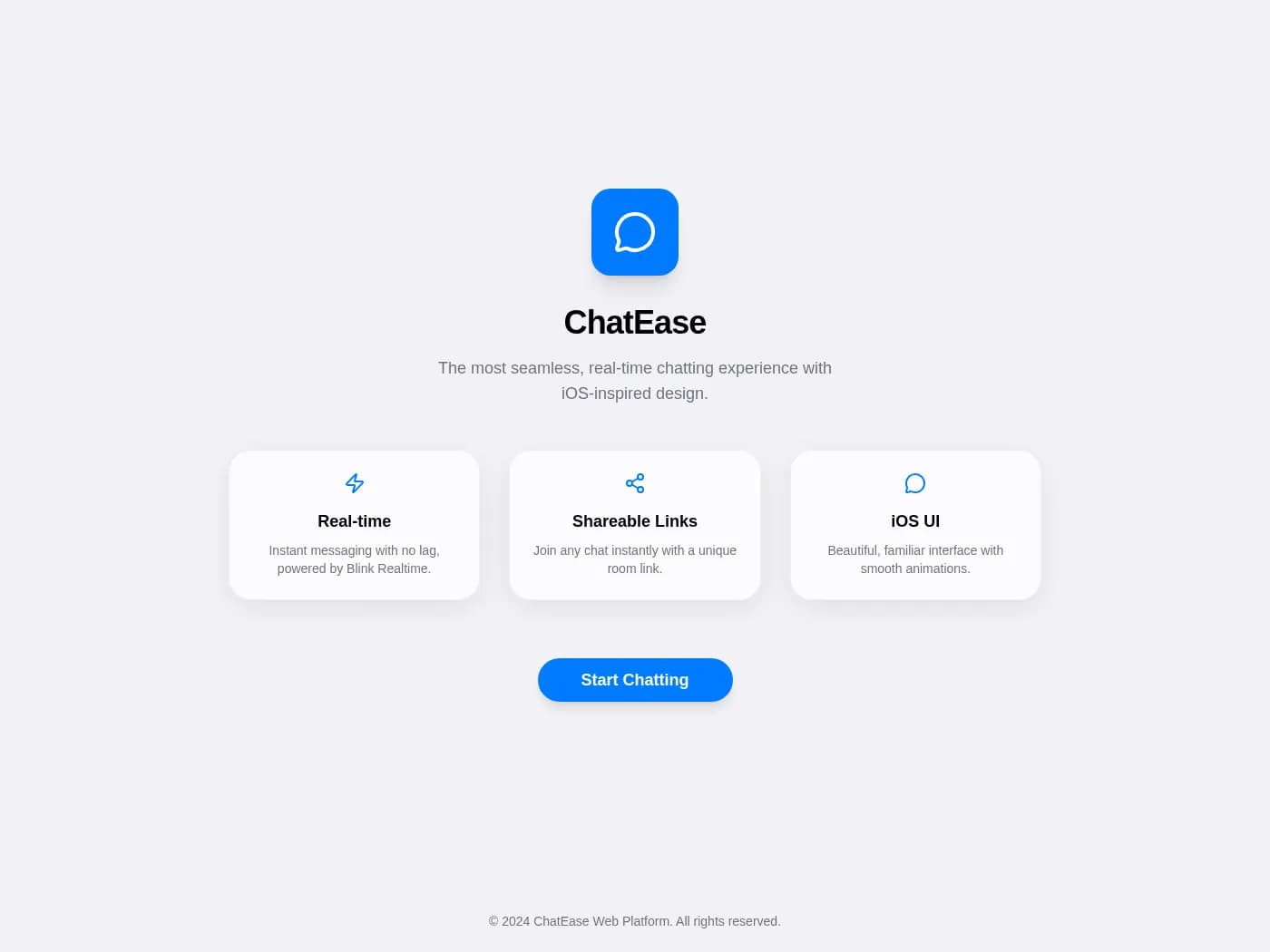 ChatEase Web Platform