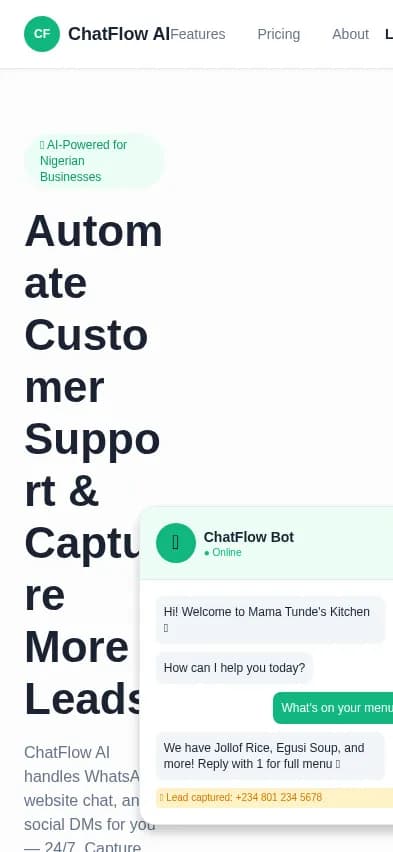 ChatFlow AI Platform
