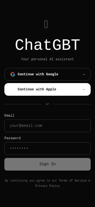 ChatGBT Mobile