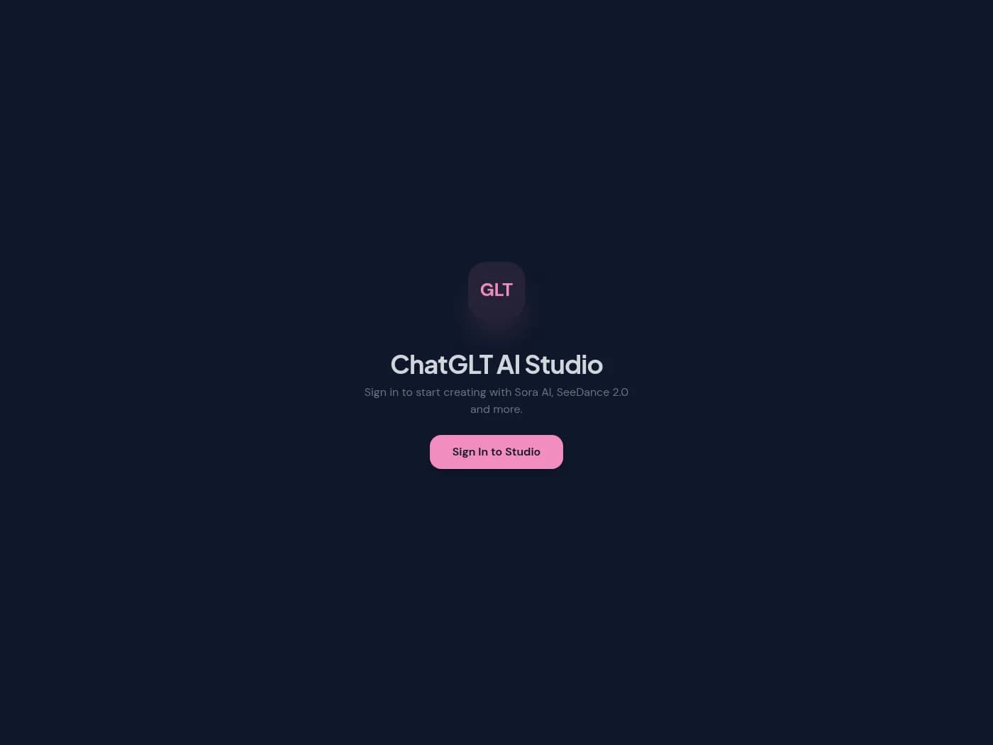 ChatGLT AI Studio