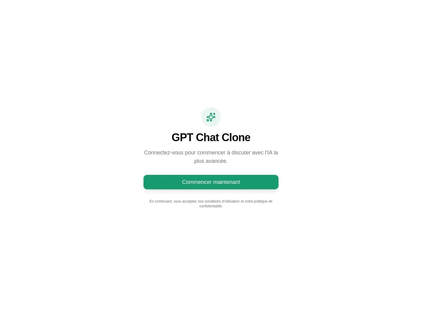GPT Chat Clone