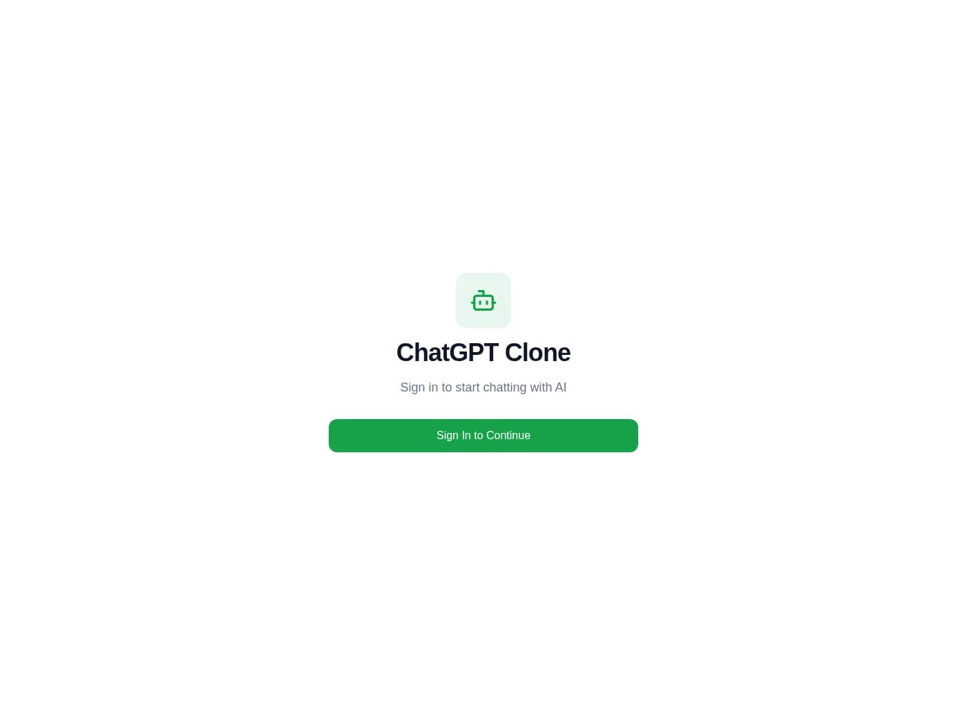 ChatGPT Clone
