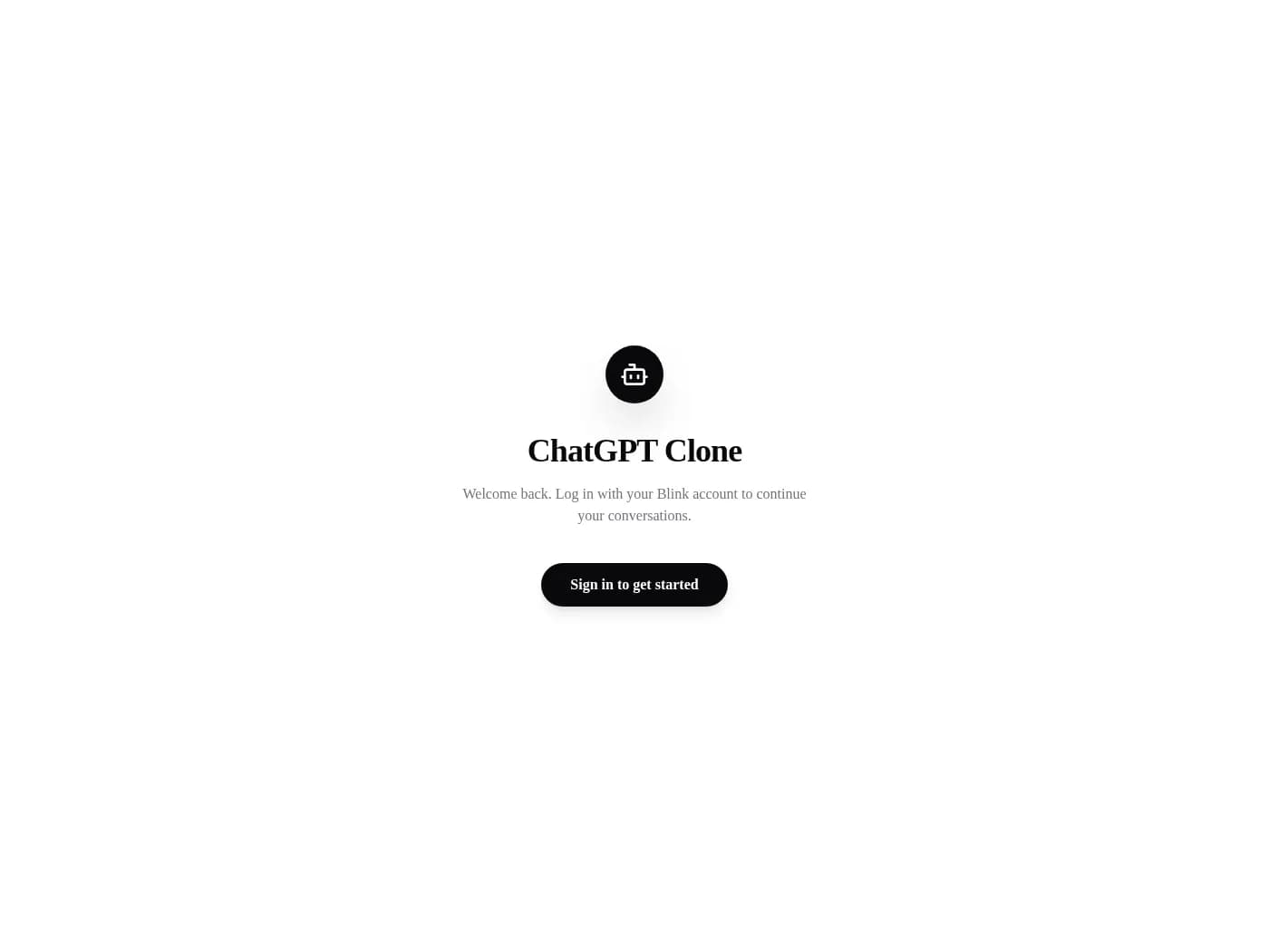 ChatGPT Clone
