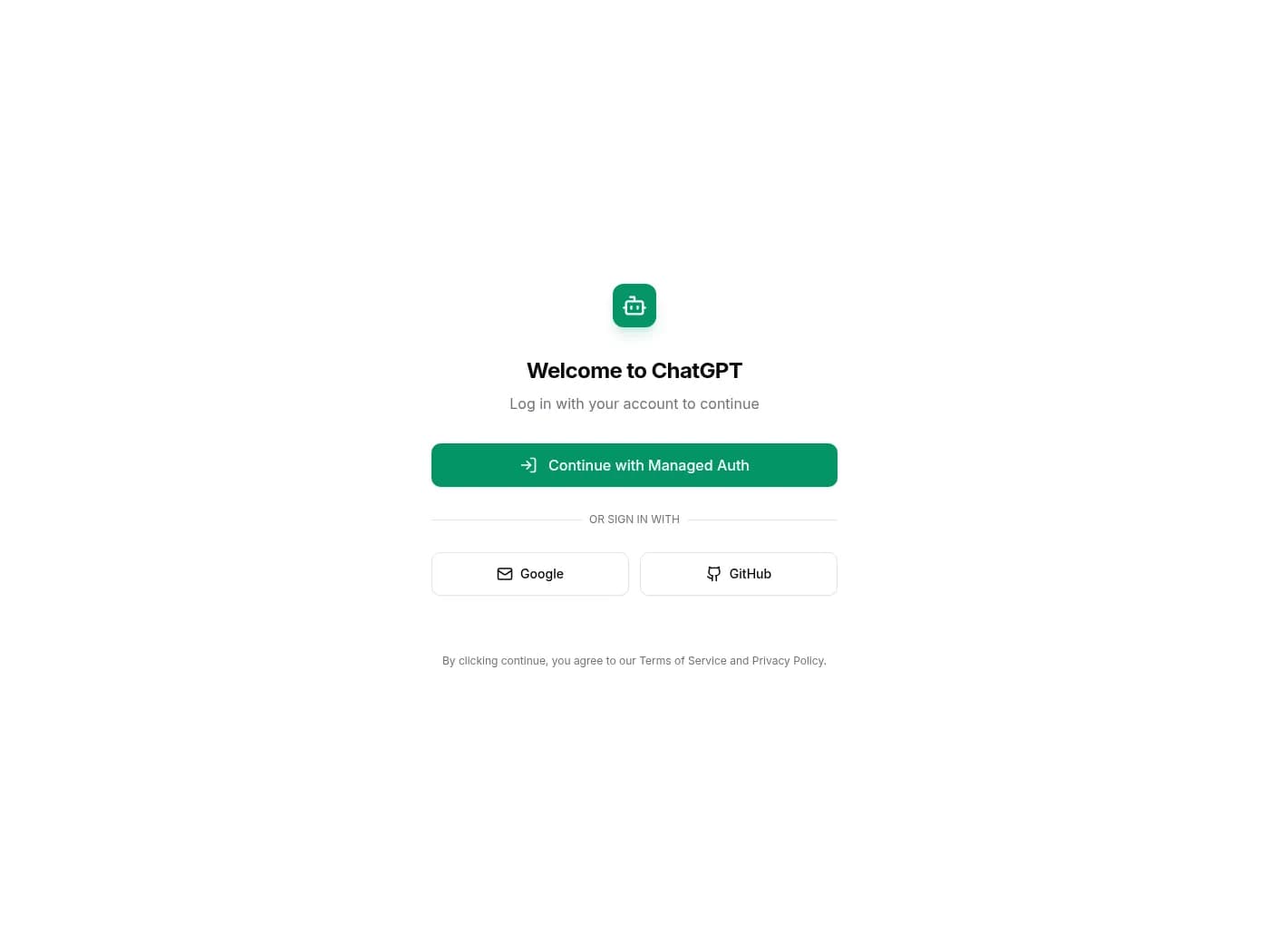 ChatGPT Web Clone