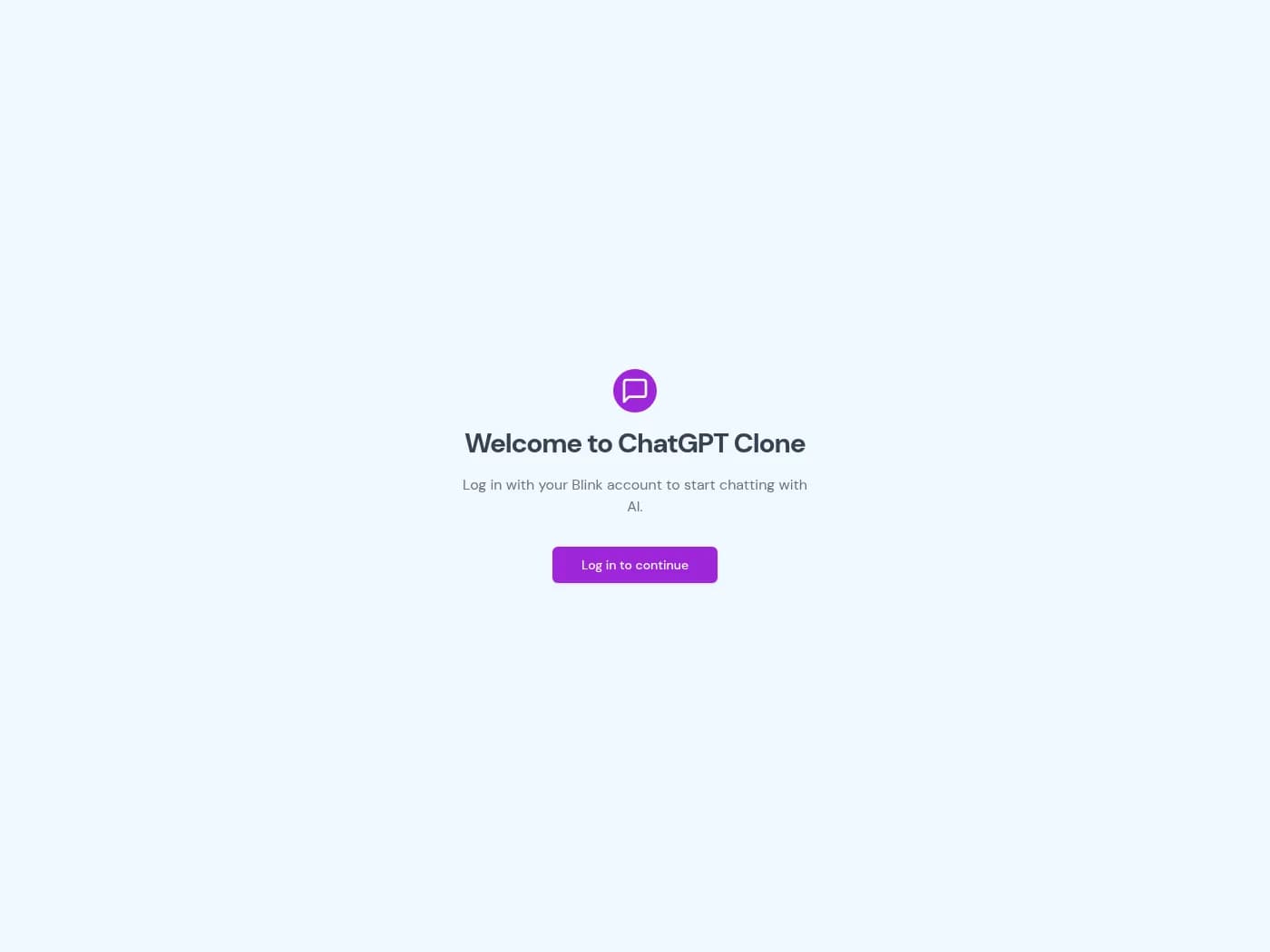 ChatGPT Clone