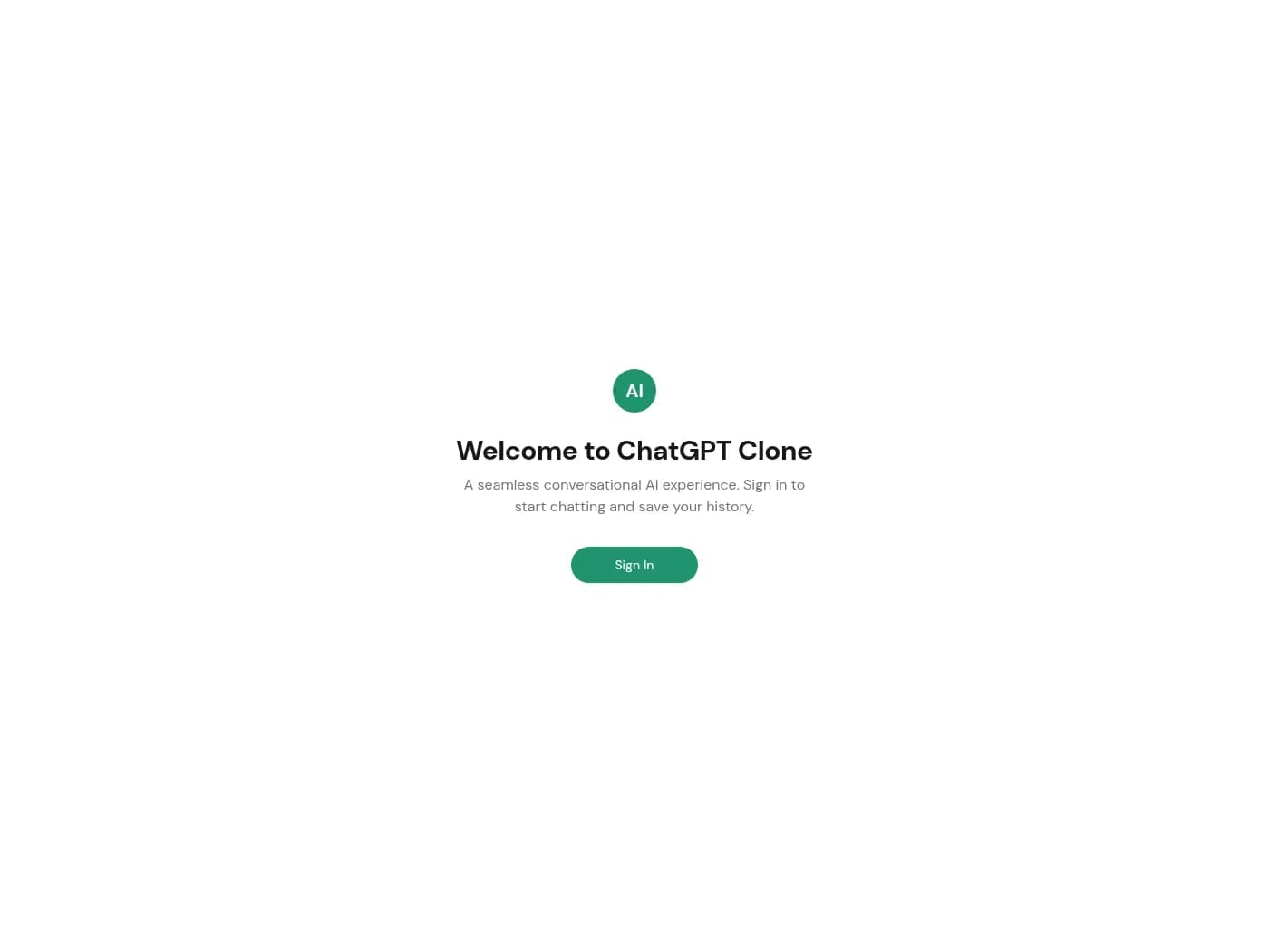 ChatGPT Clone