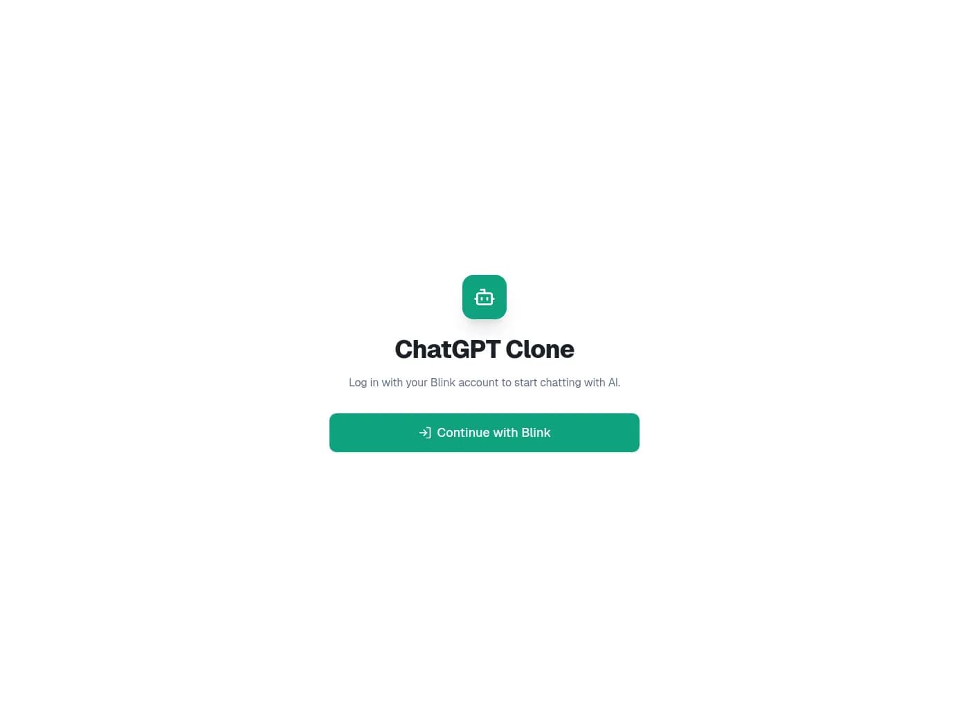 ChatGPT Clone