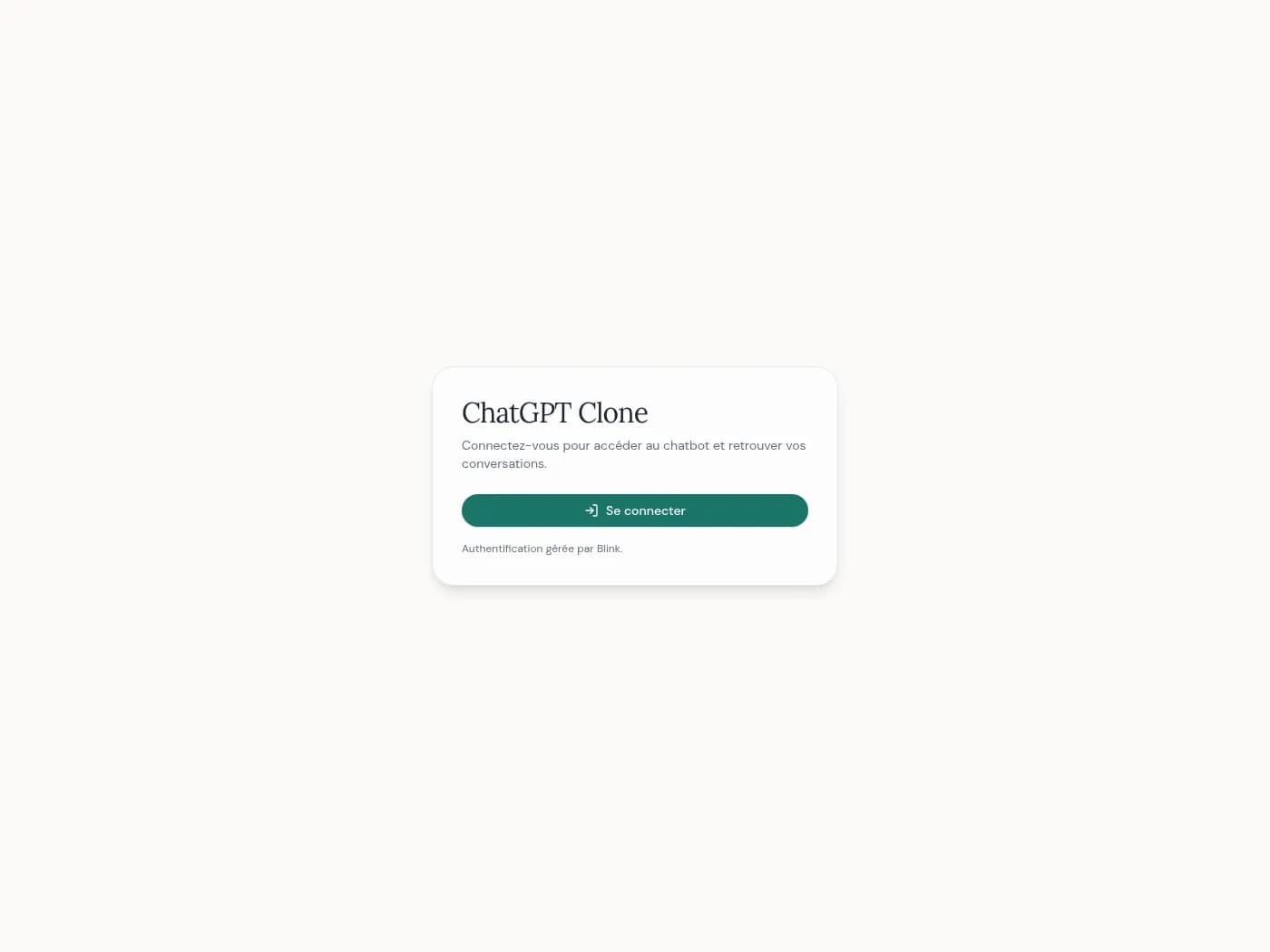 ChatGPT Clone Free