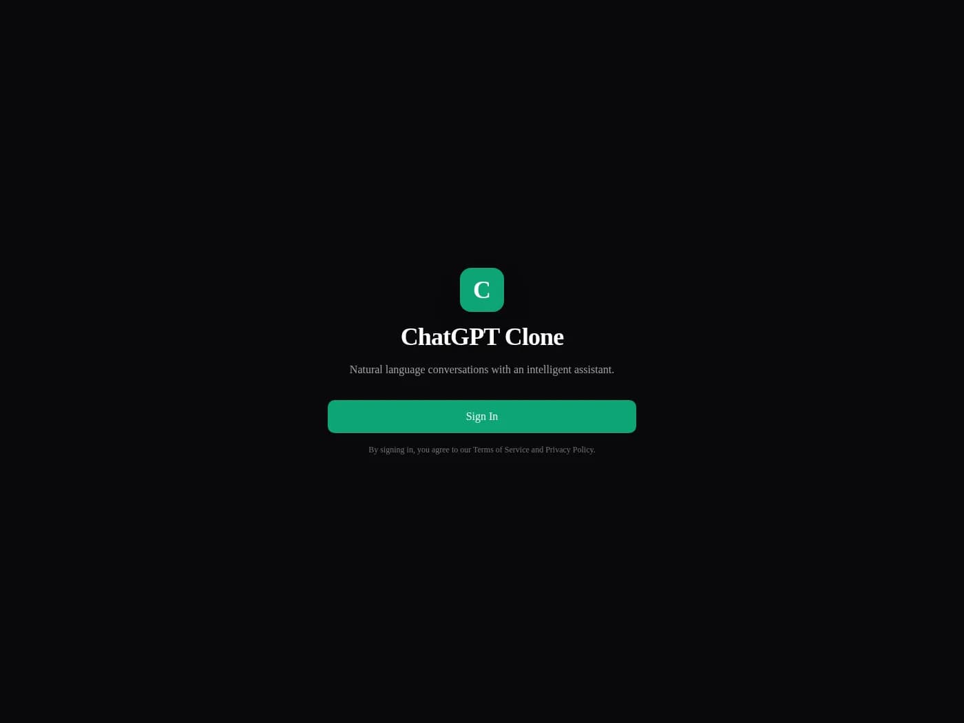 ChatGPT Clone