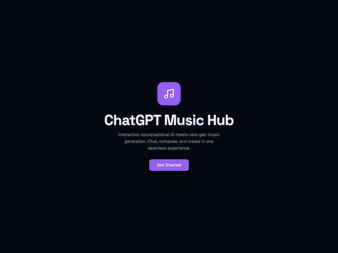 ChatGPT Music Hub