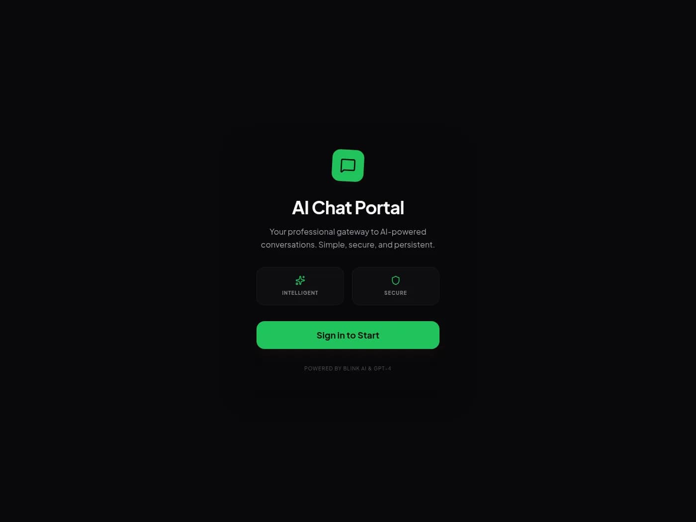 GPT Chat Portal