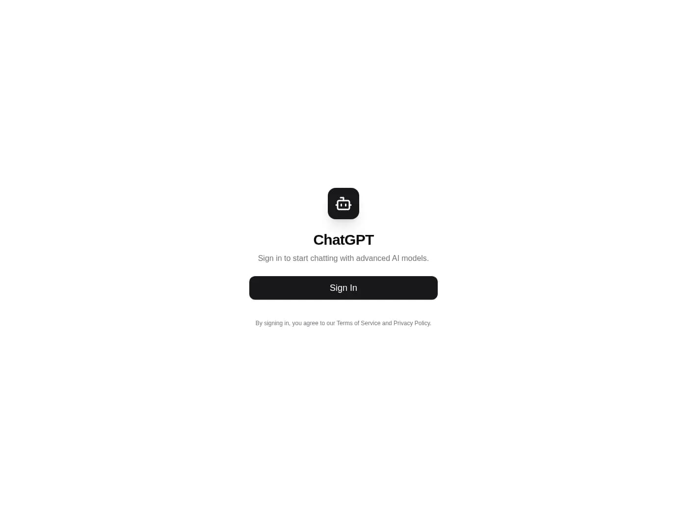 ChatGPT Web App