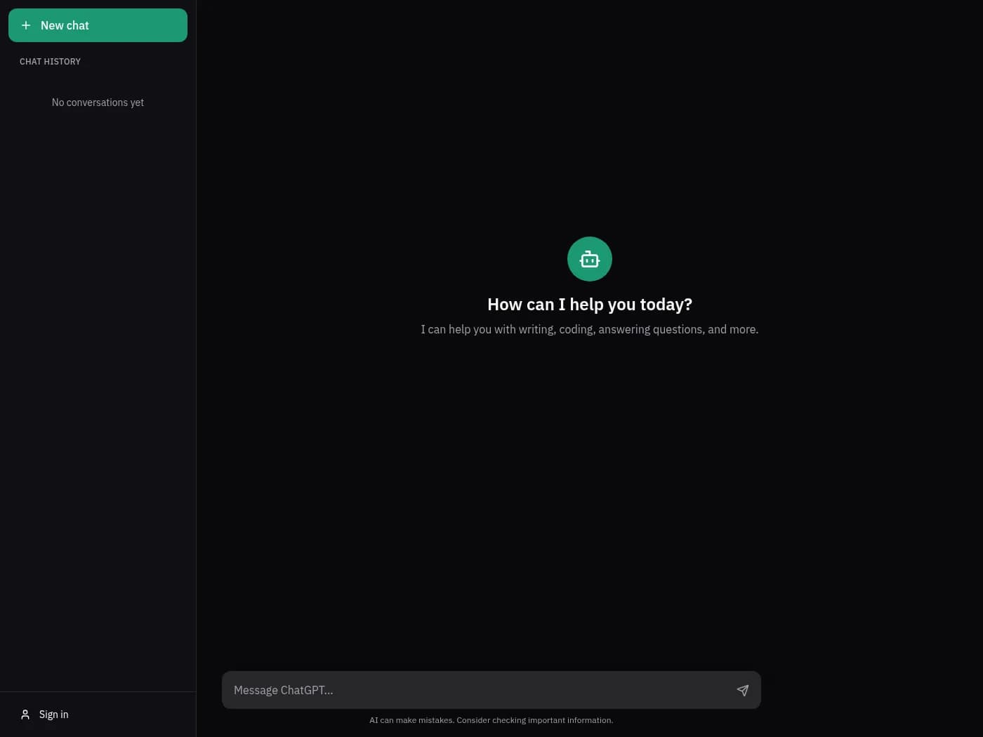 ChatGPT Web Clone