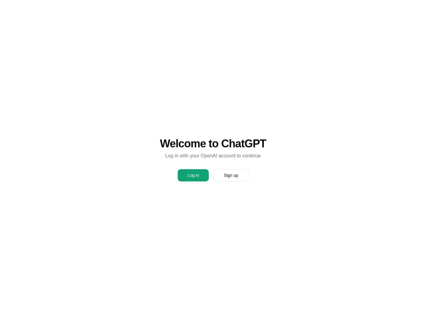 ChatGPT Web Clone