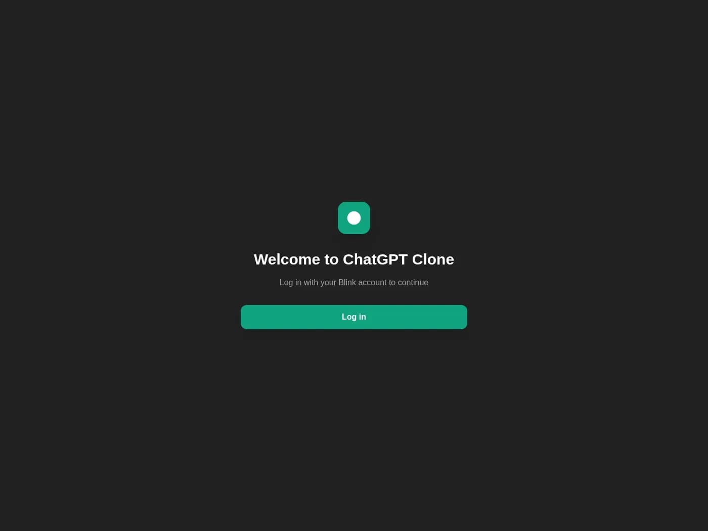 ChatGPT Web Clone