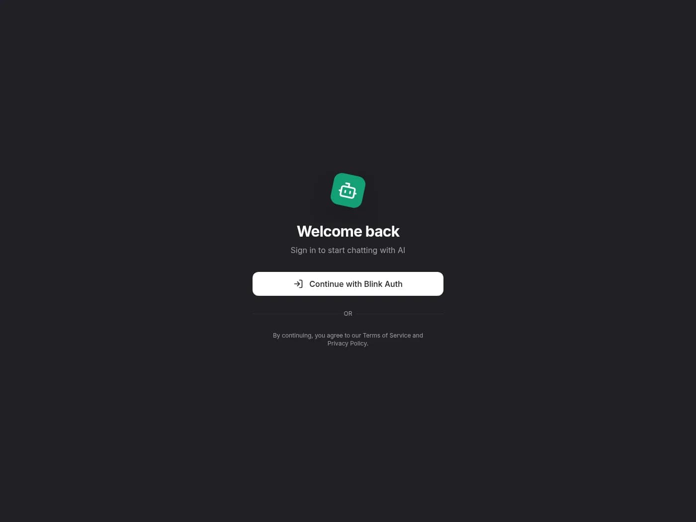 ChatGPT Web Clone