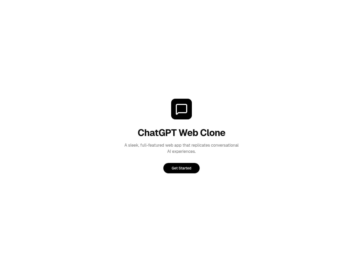 ChatGPT Web Clone