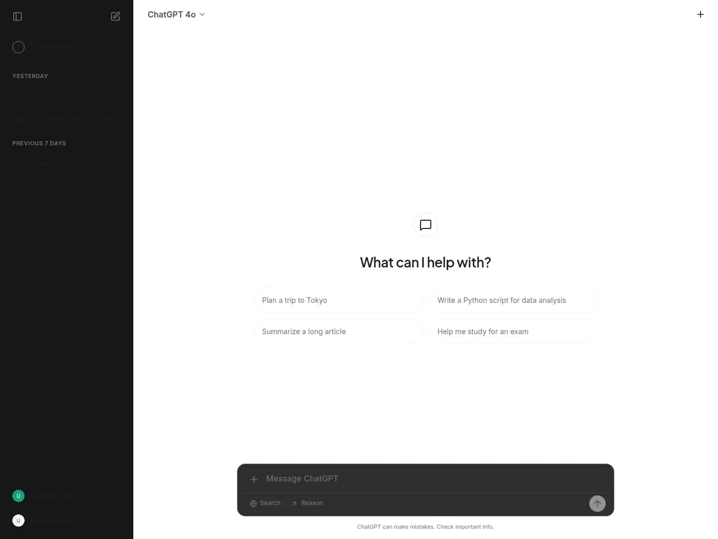 ChatGPT Web Clone