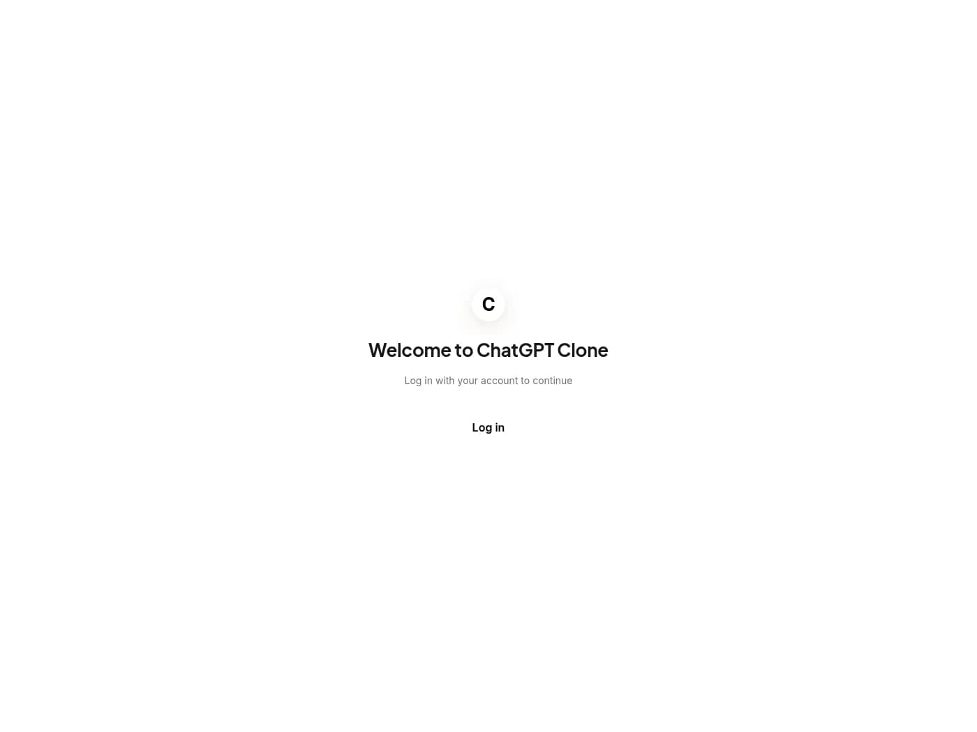 ChatGPT Web Clone