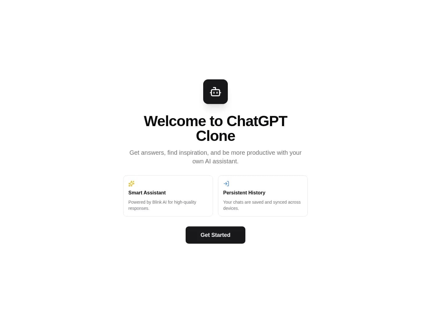 ChatGPT Web Clone