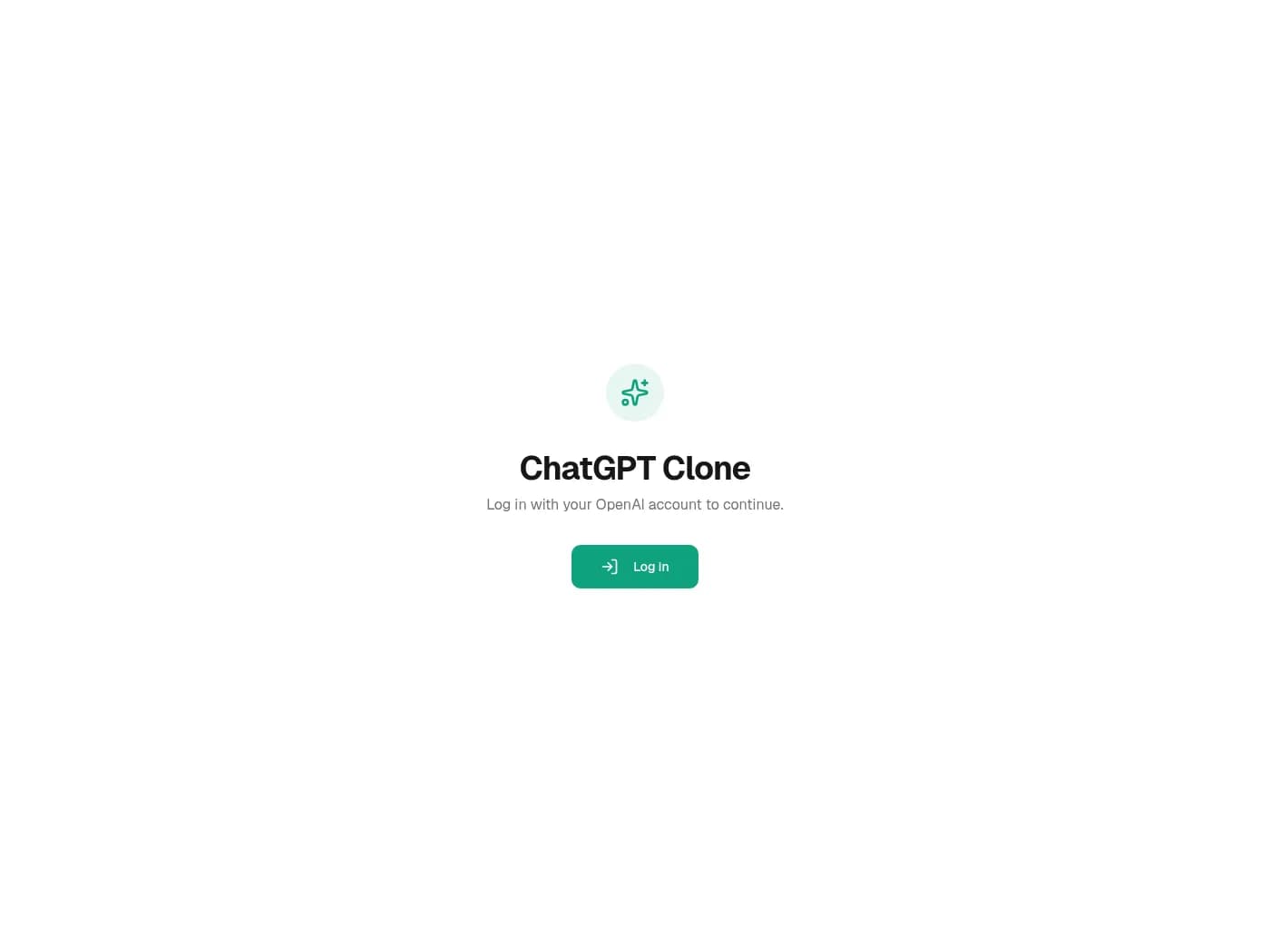 ChatGPT Web Clone