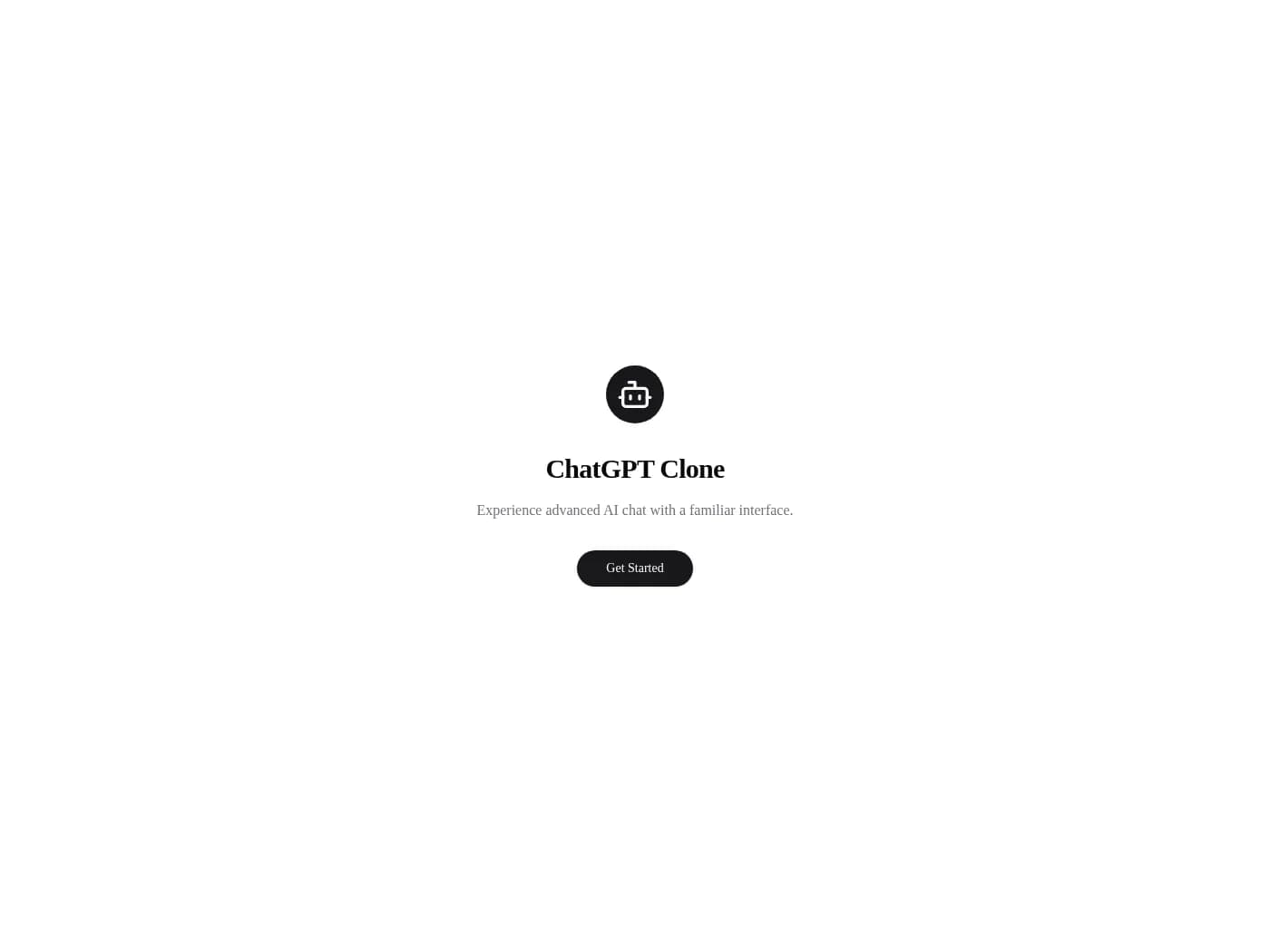 ChatGPT Web Clone