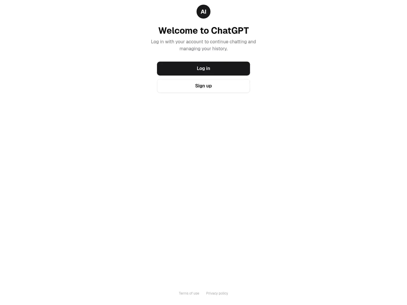 ChatGPT Web Clone