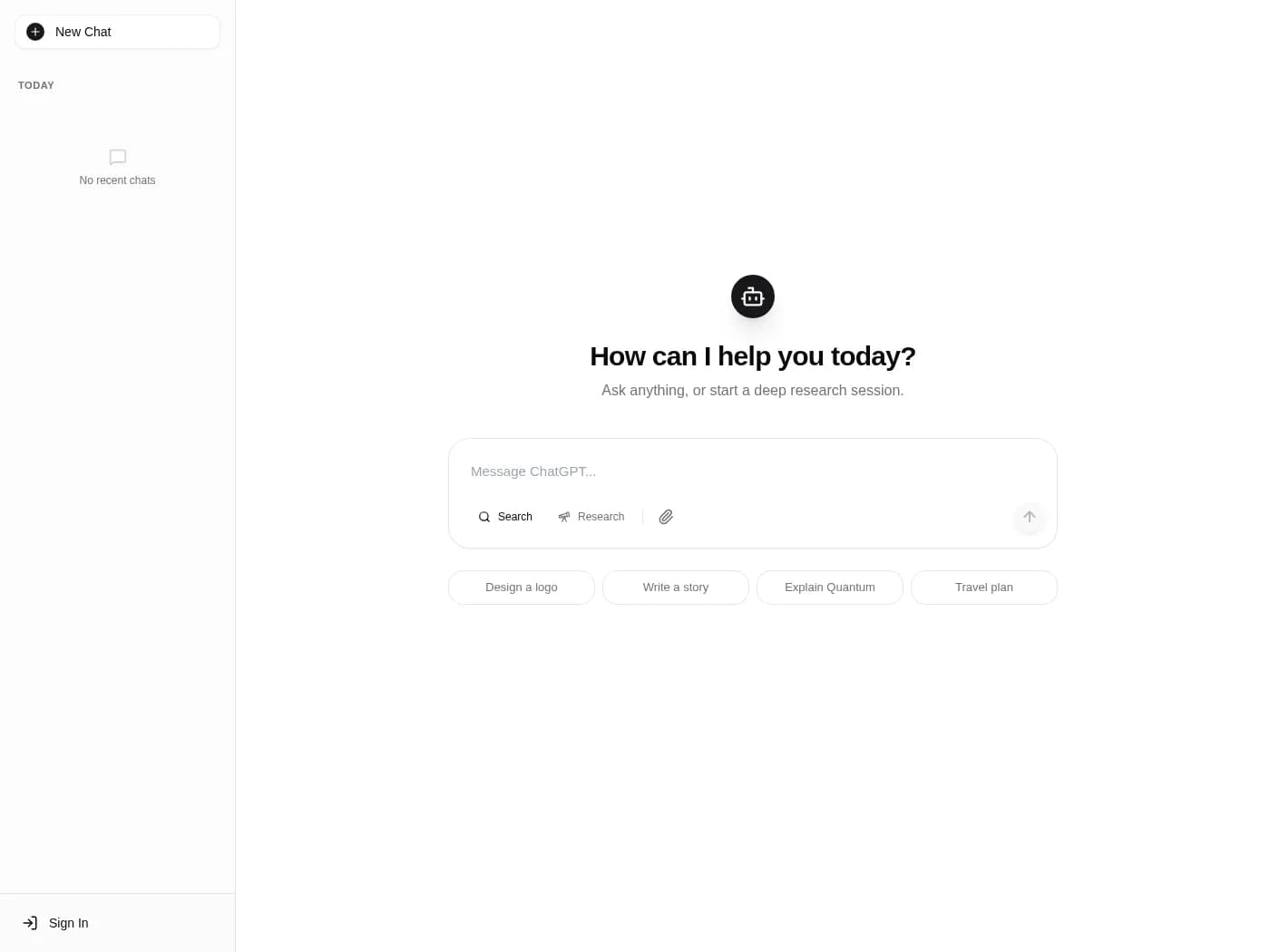 ChatGPT Web Clone