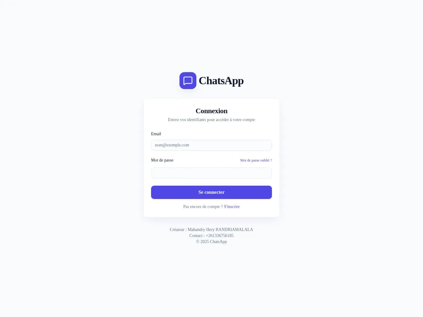 ChatsApp Social Network