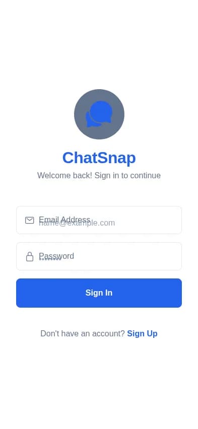 ChatSnap Messenger