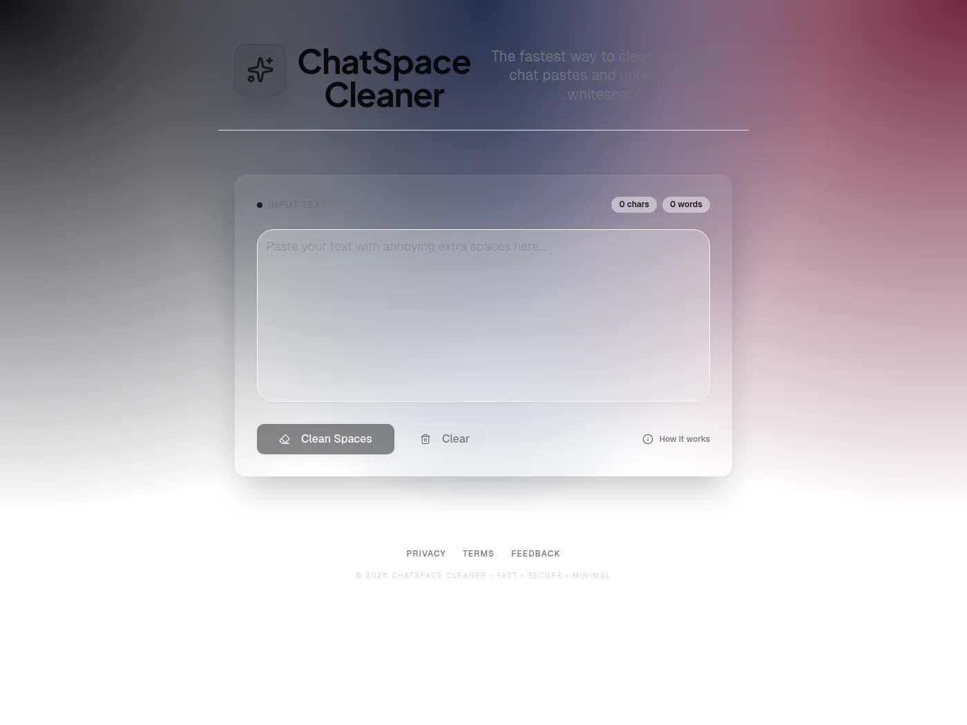 ChatSpace Cleaner