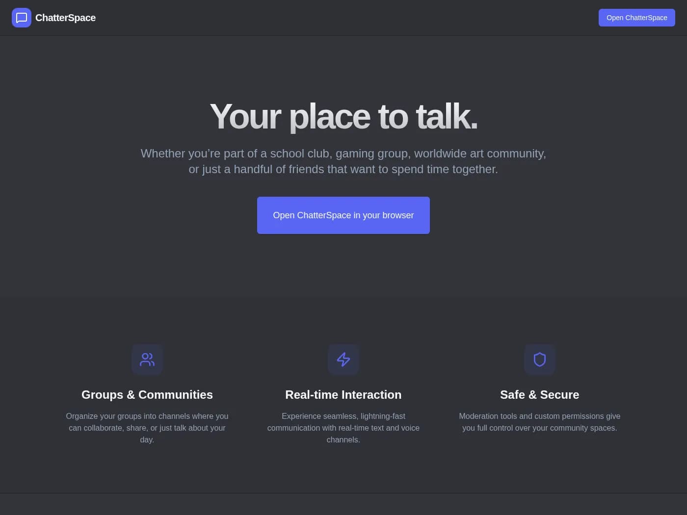 ChatterSpace