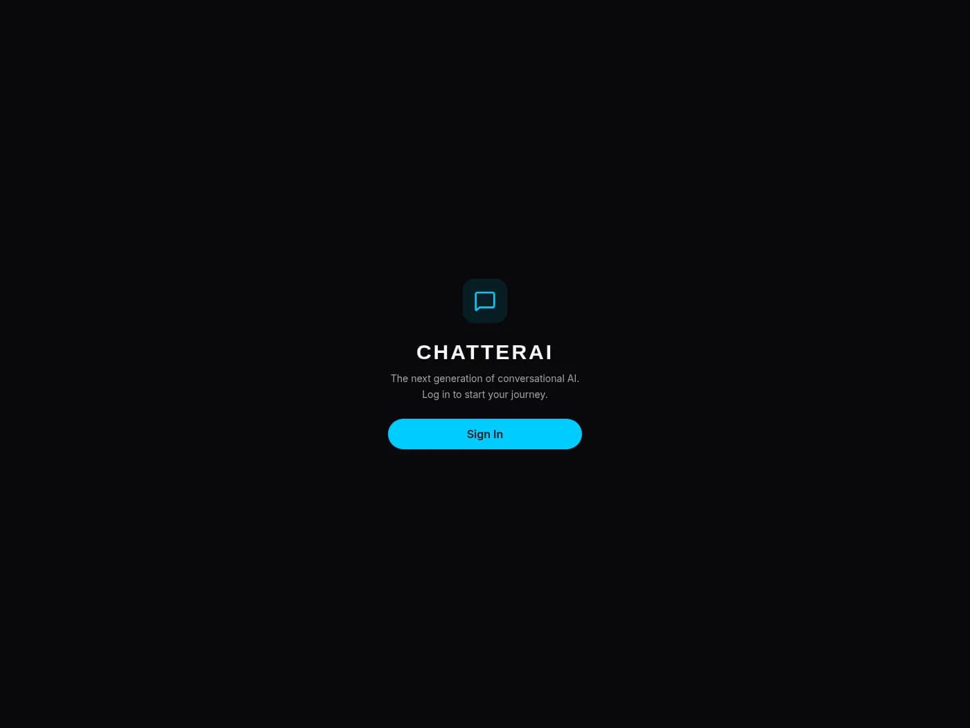 ChatterAI Web App