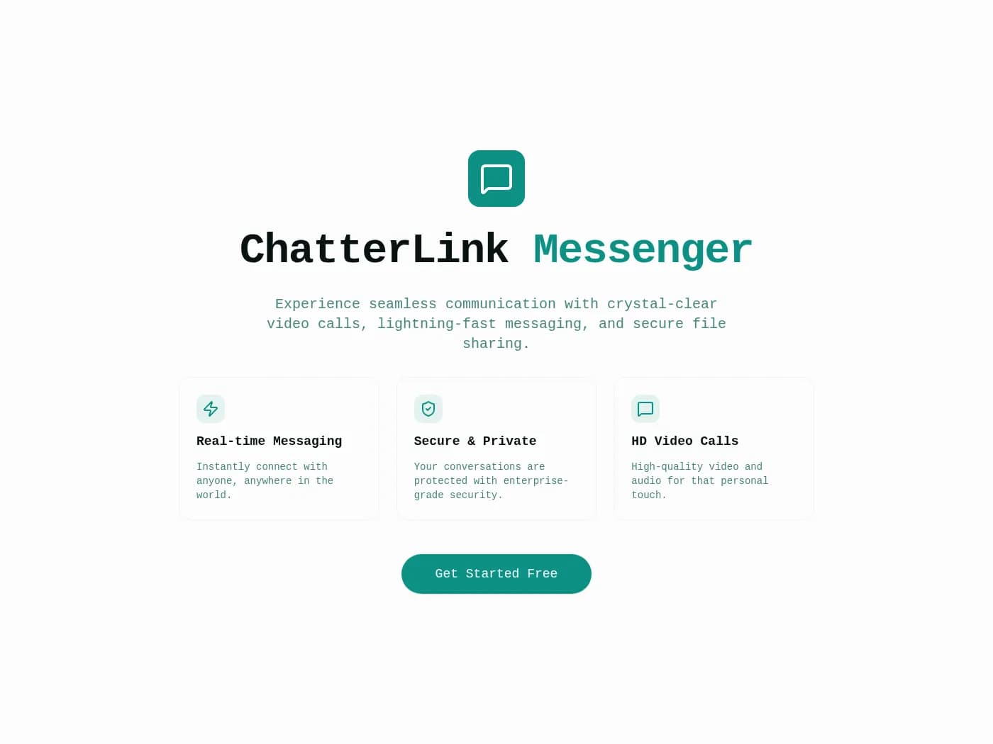 ChatterLink Messenger