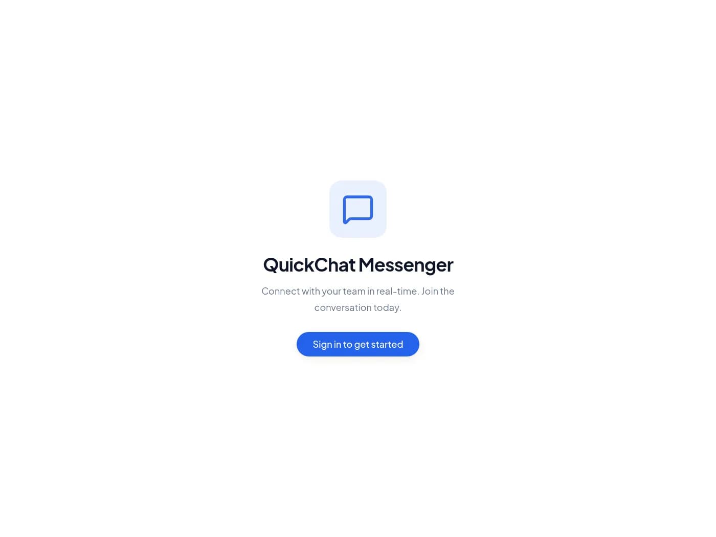 QuickChat Messenger