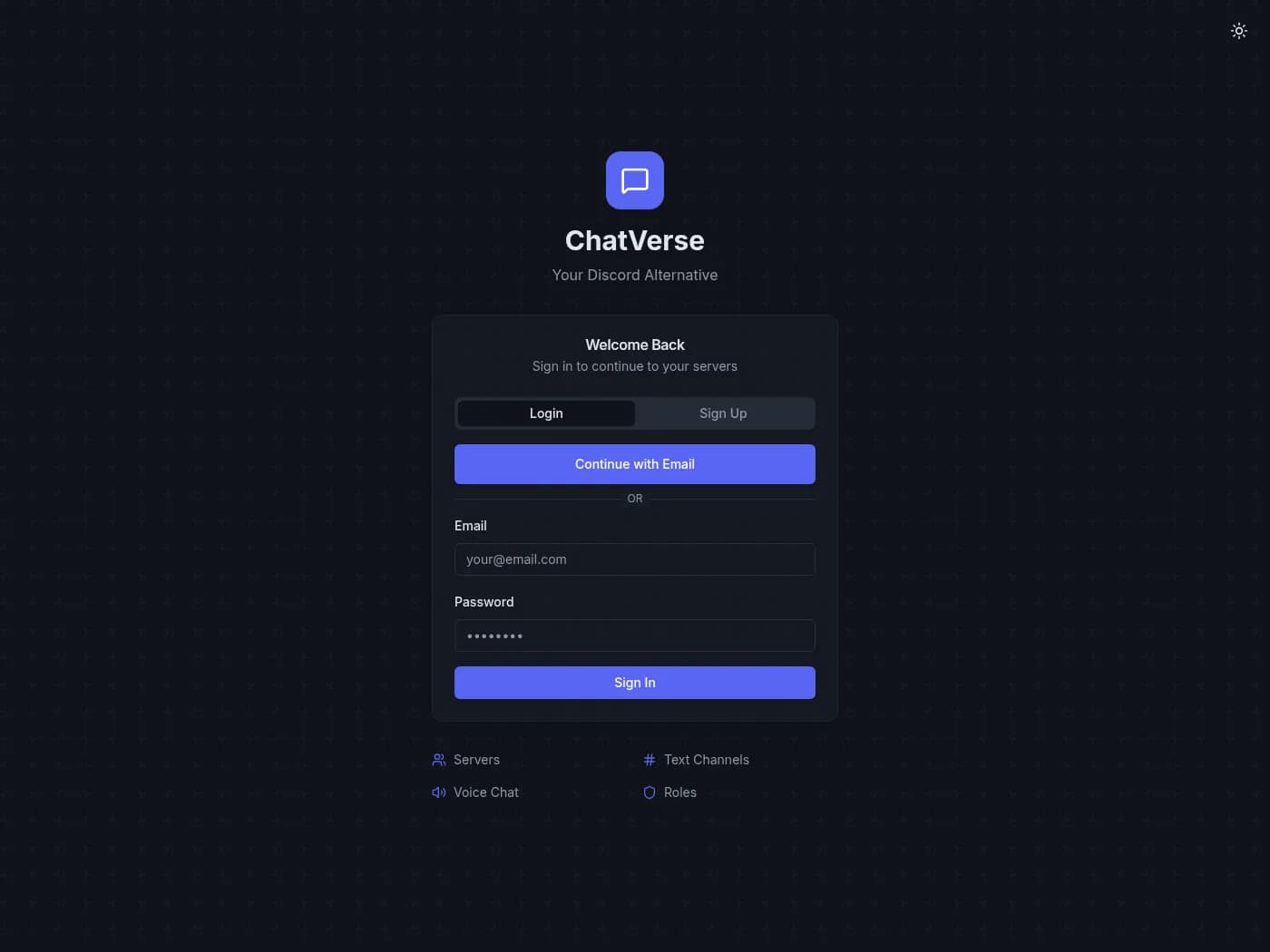 ChatVerse Platform