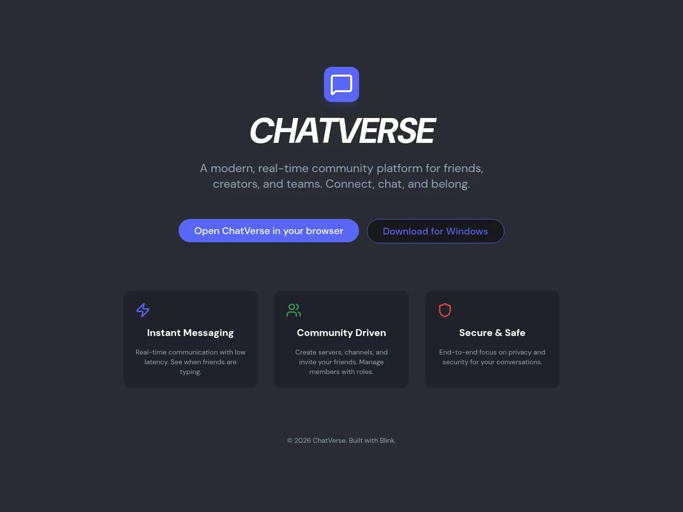 ChatVerse Web
