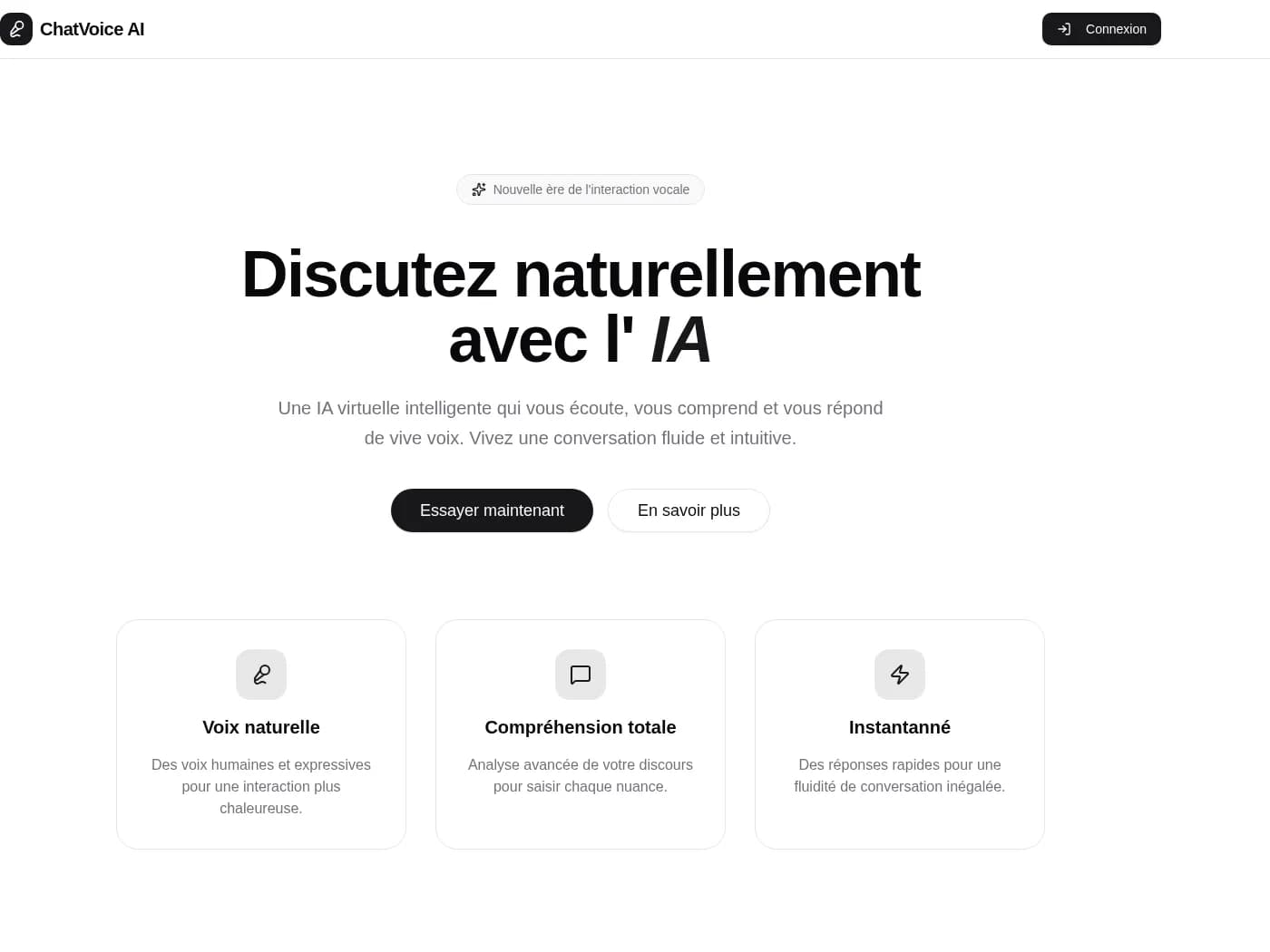 ChatVoice AI Assistant