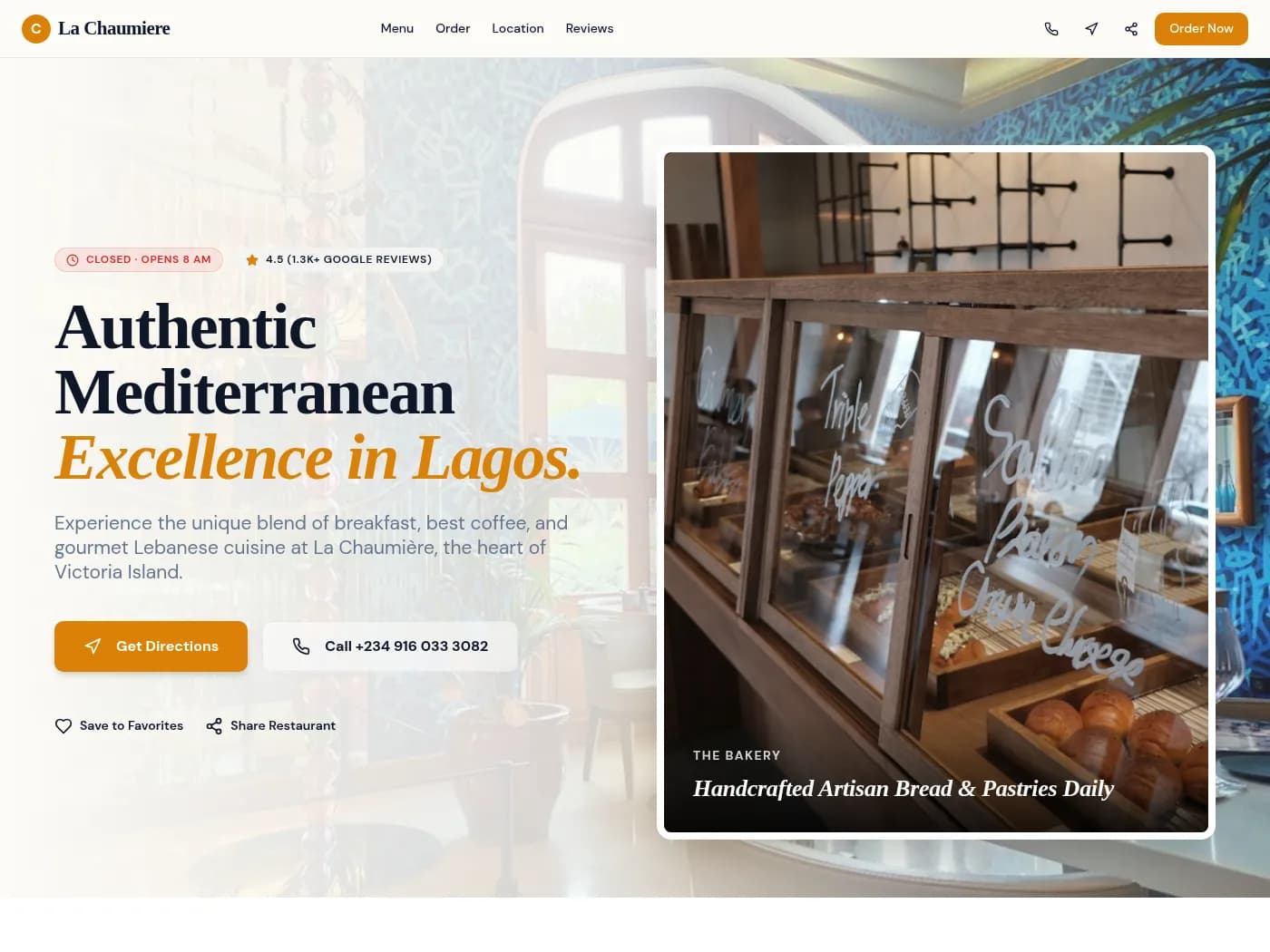 Chaumiere Restaurant Hub