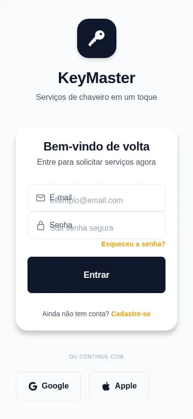KeyMaster Services App