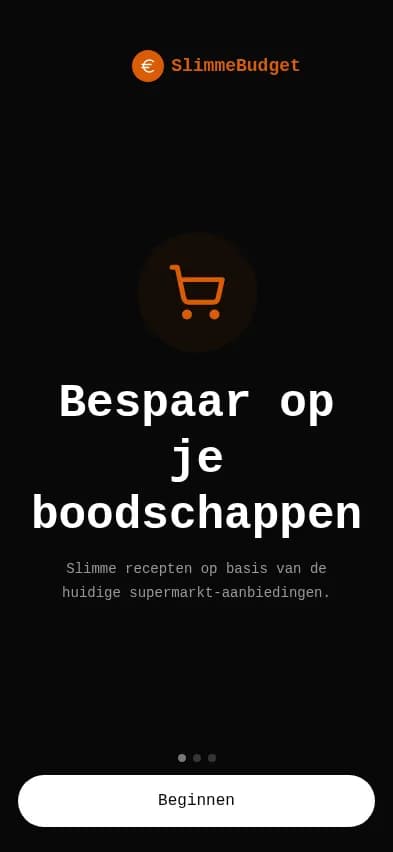 Slimme Budget Maaltijd App