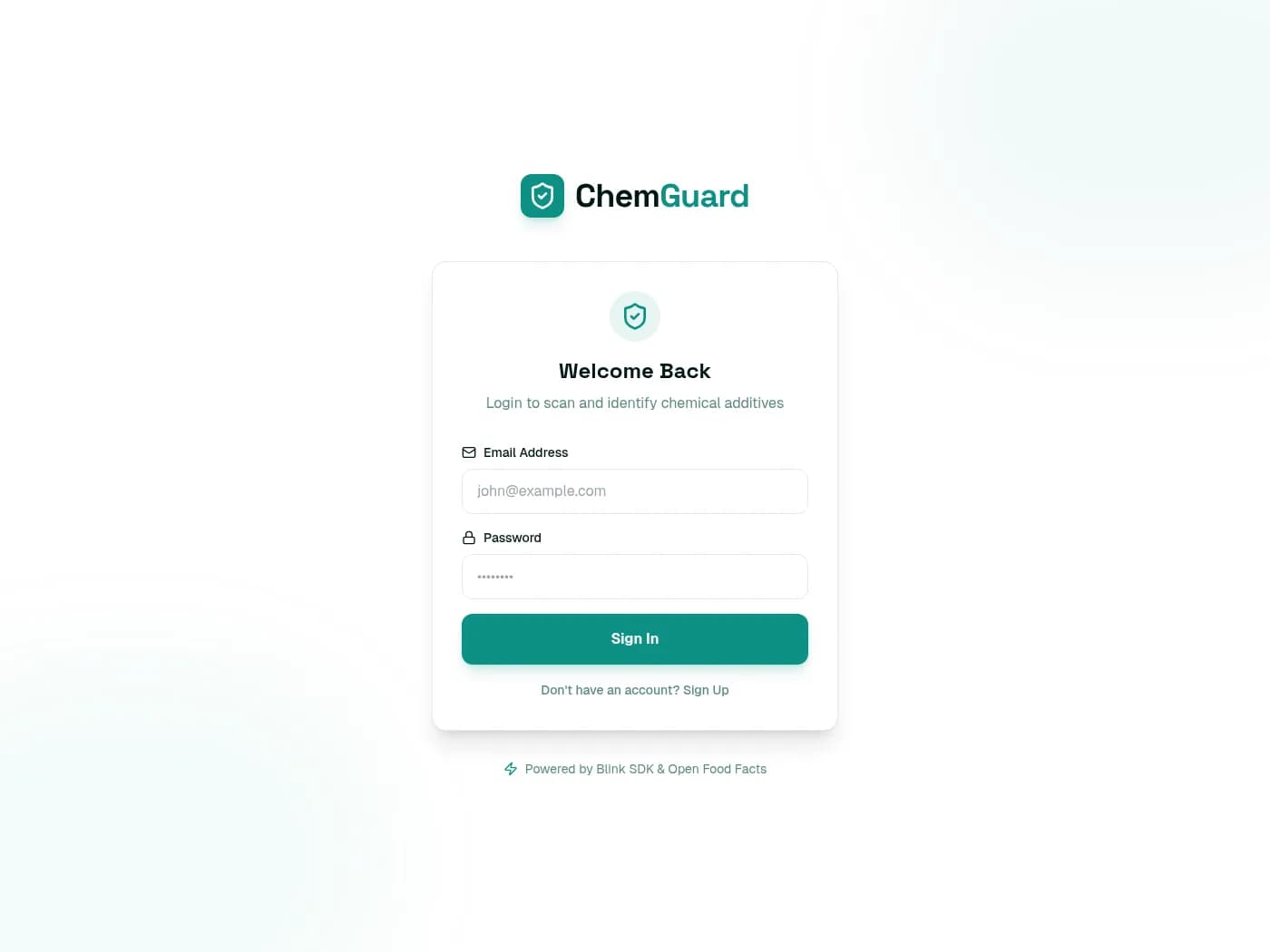 ChemGuard Discovery App