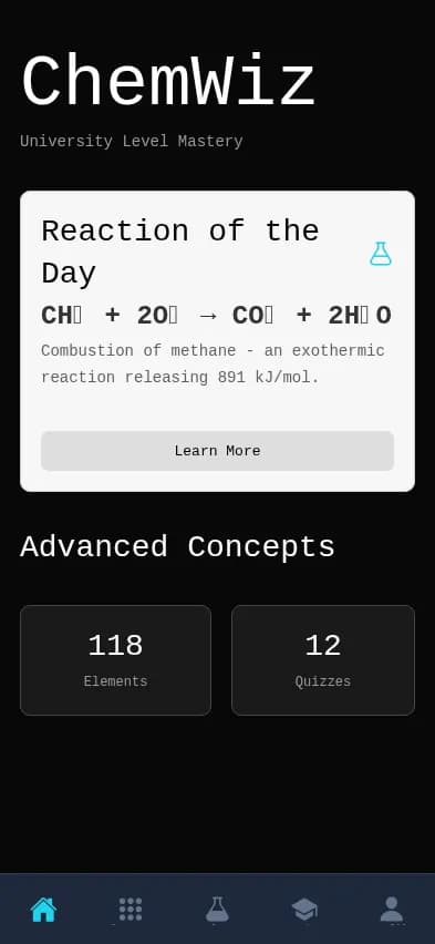 ChemWiz App